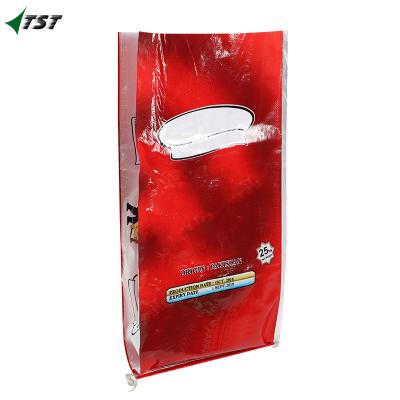 China Clear BOPP Woven Bags Gusseted Pillow Style Inner Liner Micro Perforations & Printable for sale