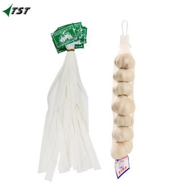 China Different Color PE Knitted Tubular Net Bags For Roll Packing Or Sleeve Packing for sale