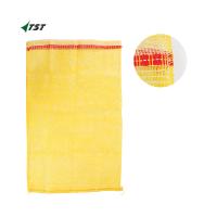 China Red Onion Sack Mesh Net Bag With Drawstring for sale