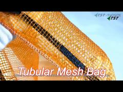 30l 40l 60l 80l  tubular mesh bag with uv protection for firewood