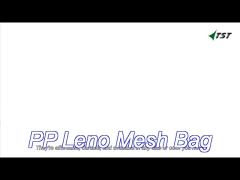 customized size pink color pe garlic packaging net bags for ginger packing