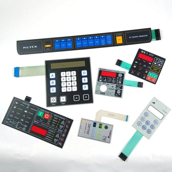 Quality Custom Flexible Industrial Tactile Membrane Switch Waterproof Membrane Panel for sale