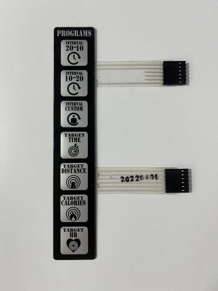 Quality Custom Keyboard Panel with Digital Printing Circuit Layer Tactile Button Pet Keypad for sale