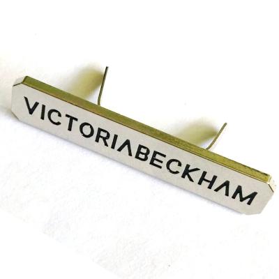 China Custom High Quality Clothes Accessories Sewing Tag Badge for Handbag Metal Label for sale