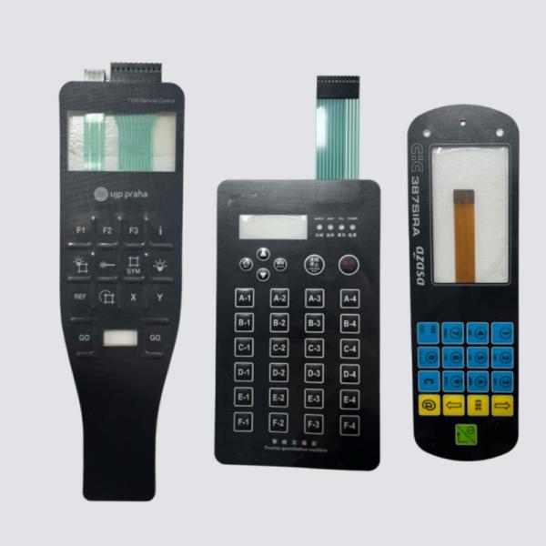 Quality Custom Design Color and Logo Flexible Pet Membrane Switch for Electronic Control for sale