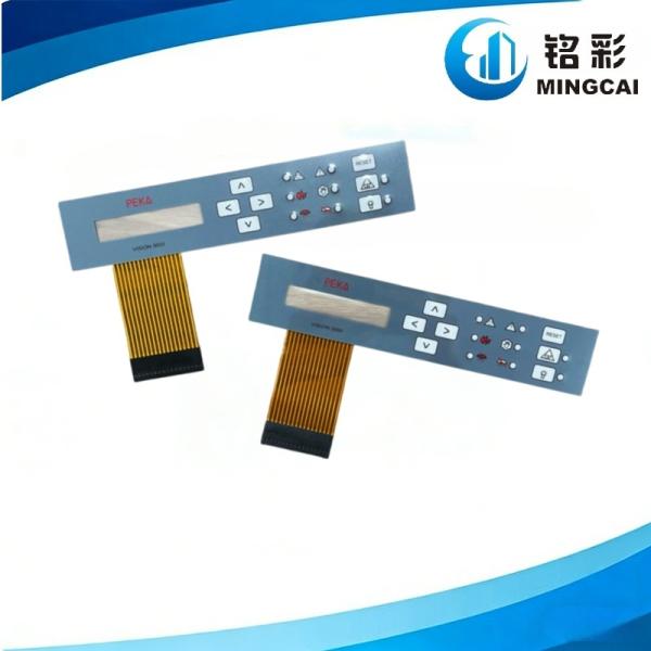 Quality Custom Membrane Switch Keypads with Patented Anti-Static Anti-Fingerprint Technology and 1 Million Press Lifespan for sale