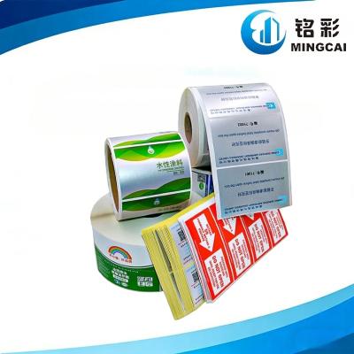 China Custom Self Adhesive Roll Stickers with Waterproof Printing and Custom Die-Cut Shape Using Eco-Friendly Ink for sale