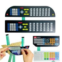 Quality Custom FPC Membrane Switch Keypad with Tactile Raised Buttons and Waterproof PET for sale