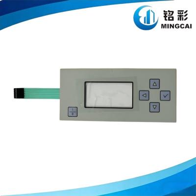 China Custom FPC Membrane Switch Keypad with Tactile Dome Keys and High Tensile Flexible FPC Flat Cable for Industrial Control Panel Overlay for sale