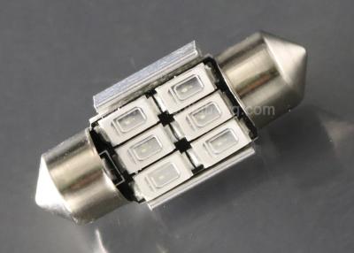 China 31MM LED Automobile License Plate Lights 6 LED Interior Light Bulbs For Cars for sale