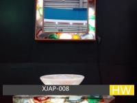 China Backlit Glass Gemstone Panel for sale