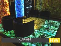 China Backlit Glass Gemstone Panel for sale