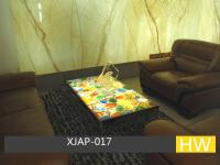 China Backlit Glass Gemstone Panel for sale