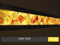 China Backlit Glass Gemstone Panel for sale