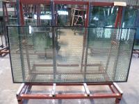 China Glass Laminates With Metal Mesh Interlayer for sale