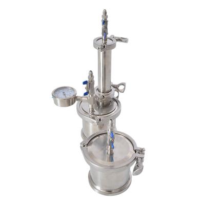China Closed Loop Extraction Machine Mirror Polish Vacuum 45g Mini for sale
