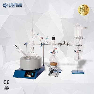 China 5000ml Short Path Distillation Equipment Stainless Steel 304 for sale