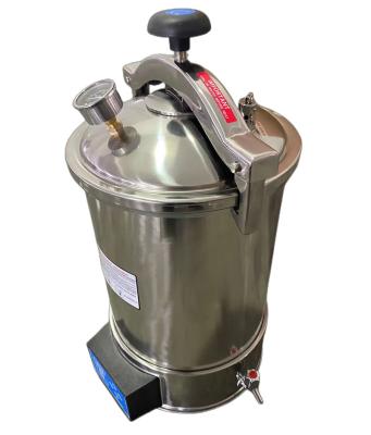 China Van de de Sterilisatorautoclaaf van de hoge drukstoom Medische het Roestvrije staal18l Automatische Draagbaar for sale