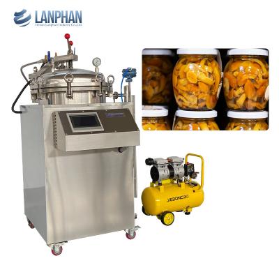 China Máquina de esterilização de alimentos de autoclave de retorno vertical à venda