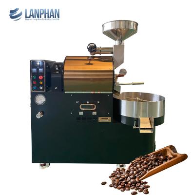 Cina 1-6 kg/ lotto Gas elettrico Aria calda Caffè Fagioli Attrezzature da forno Macchine per arrostire il caffè in vendita