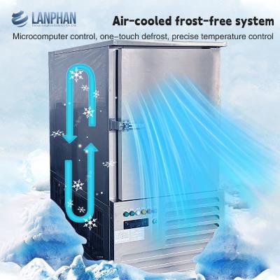 China Commercial Kitchen Cold Blast Quick Freezer -80 Degrees 300 Liters Commercial Blast Freezer for sale