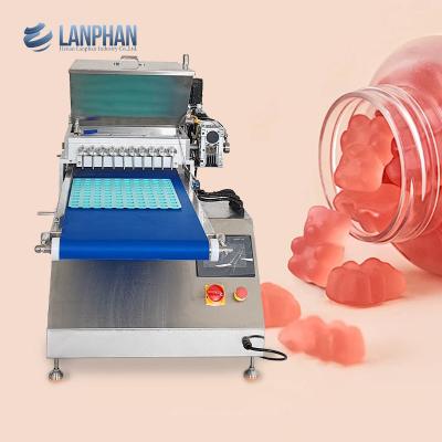 China Customizable Molding Small Mini Automatic Ten Multihead Gummy Candy Depositing Machine for sale