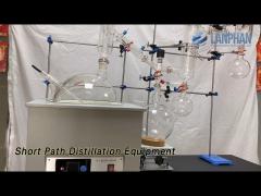 Essential Oil Short Path Distillation Equipment Kit 50KG 20L For Alcohol