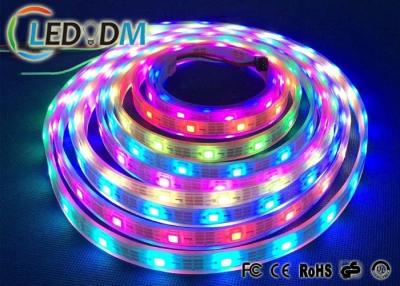 China Full Color Addressable LED Strip WS2812B SMD5050 Type CE / RoHS / UL Certified for sale