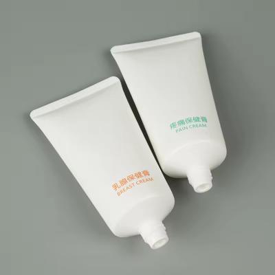 중국 50ML 대나무 튜브 포장 플라스틱 흰색 크림 튜브 (대나무 뚜껑 포함) 판매용