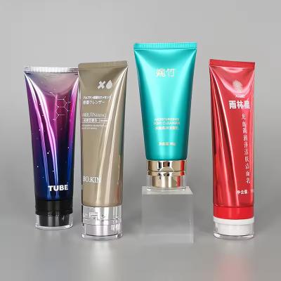 중국 오프셋 인쇄 재충전 가능한 압축 튜브 사용자 지정 고급 포장 튜브 200ml 판매용