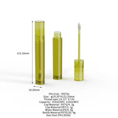 China Leeg cosmetische containers Lipglossbuizen voor mascara en lipgloss Te koop