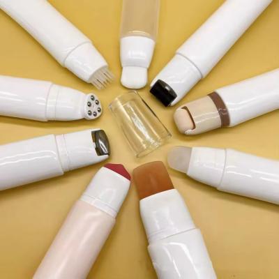 Cina 10 ml tubo cosmetico vuoto confezionamento crema per gli occhi crema per il viso tubo di confezione di plastica spremuto in vendita