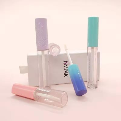 China Empty Big Brush Lip Tint Bottle Customized Logo Free Samples Lip Gloss Containers for sale