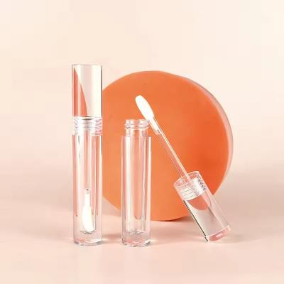 China Empty Big Brush Lip Tint Bottle Customized Logo Free Samples Lip Gloss Containers for sale