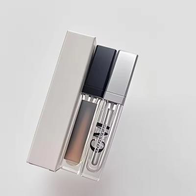 China Transparent Lip Gloss Container Customized Logo Screen Printing Lip Gloss Tube for sale