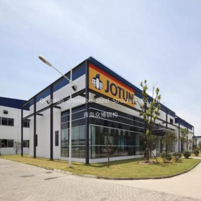 China Prefabricated Fire Proof Steel Frame Workshop/Warehouse/Hangar Building for sale