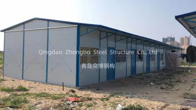 China Low Cost Construction Site Housing Solutions 20FT Container House for Labor Camp for sale