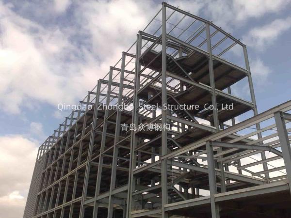 Quality Model Prefabricated Commercial Steel Building Multi Storey Hotel Office Building for sale