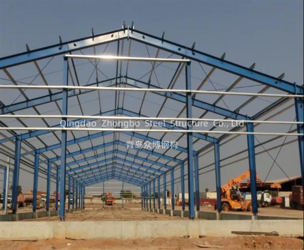 Quality Steel Structure Warehouse provides protection against environmental factors ensuring product preservation and asset security for sale