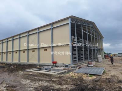 China Q235/Q355 Steel Prefab Steel Structure Poultry House with 50 Years Usage Life and Customized Design for sale