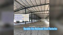 Fire Resistant Industrial Steel Factory Buildings