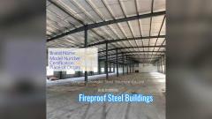 Steel Factory Buildings Fire Resistant Industrial Grade