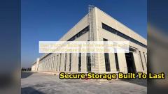 Steel Warehouse Building Secure Industrial Storage