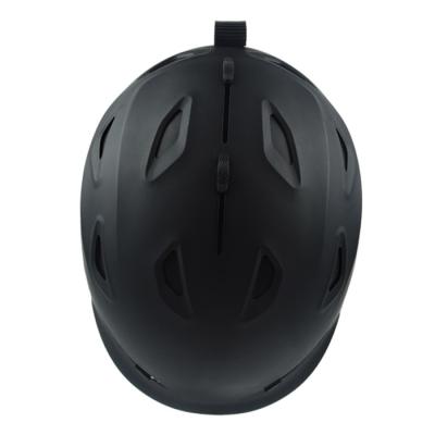China Man Most Protective Ski Helmet In Mold 14 Vents With Googles Holder for sale