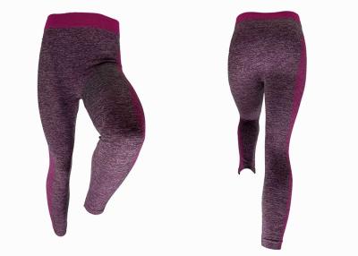 Cina rosa rosa delle mélange delle ghette di contrasto delle ghette Colourful di yoga 230gsm in vendita