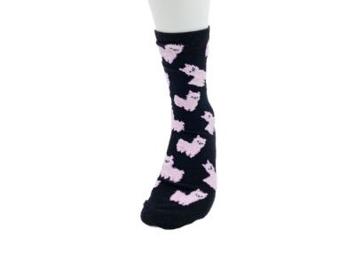 China Cute Alpaca Pink Womens Fancy Socks Ankle Boot Socks For Women for sale