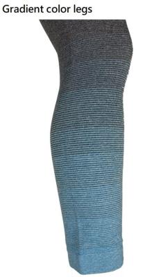 Cina 305gsm a colore blu di yoga degli adulti 315gsm di pendenza variopinta delle ghette in vendita