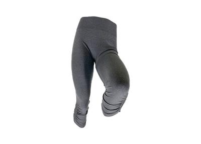 Cina Di forma fisica l'alto Waisted nero delle ghette della palestra delle signore dell'elastam 230gsm in vendita