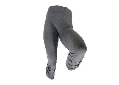 Cina Di forma fisica l'alto Waisted nero delle ghette della palestra delle signore dell'elastam 230gsm in vendita