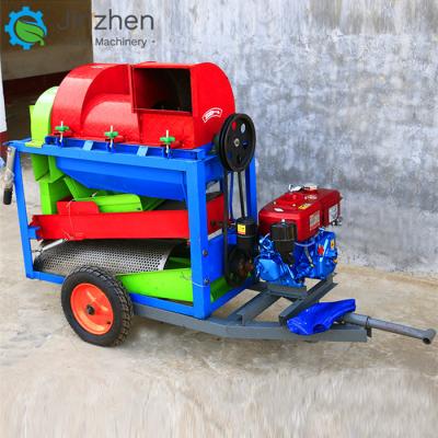 China Diesel Engine Driven Grain Wheat Sorghum Rice Thresher Soybean Paddy Thresher Threshing Machine for sale
